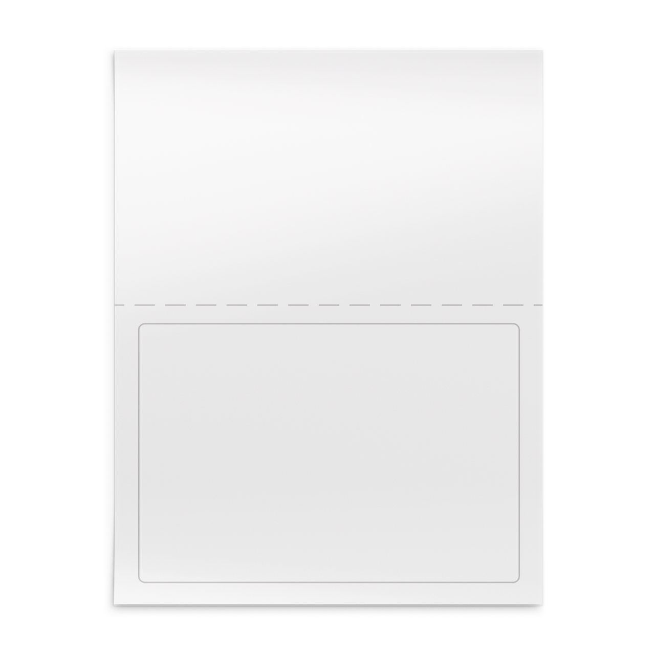 7.5" x 5.125" Integrated Labels | Label Blanks