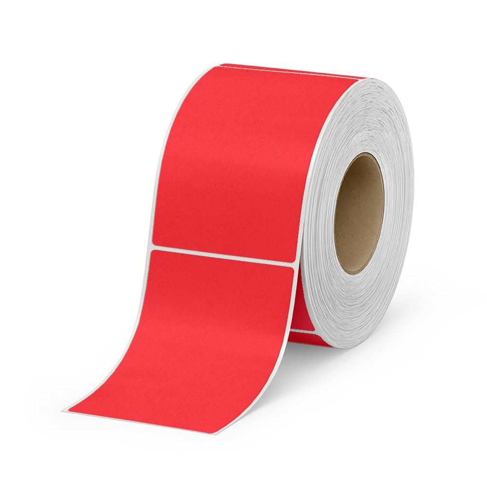 4" x 6" Flood Coated Thermal Transfer Labels - 3" Core – Label Blanks